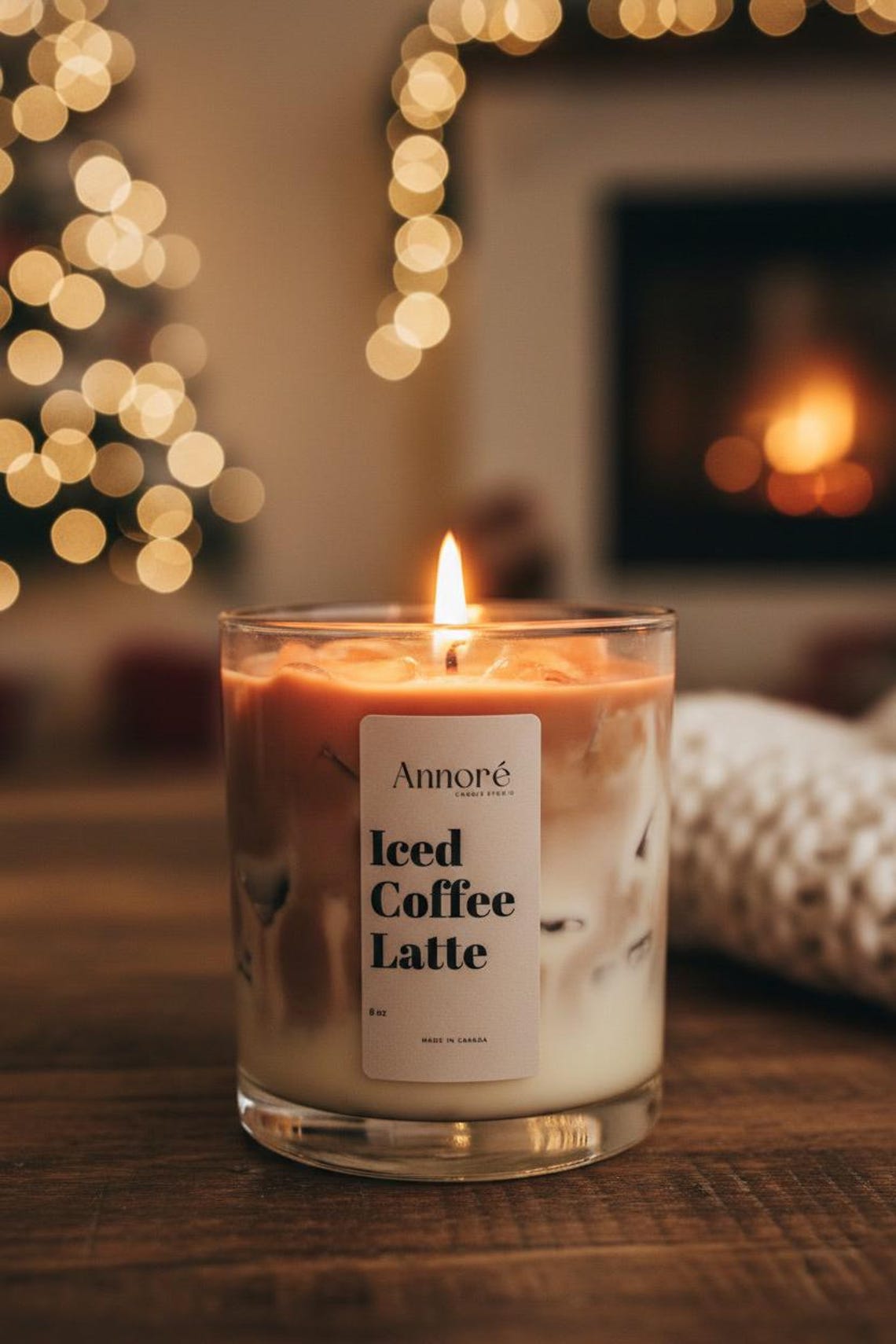 Iced Coffee Latte – Handmade Soy Candle (8oz) - Etsy