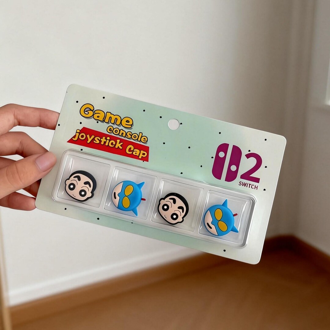 Action Hero & Crayon Shin-chan Thumb Grip Caps for Switch 2, Switch 2 ...