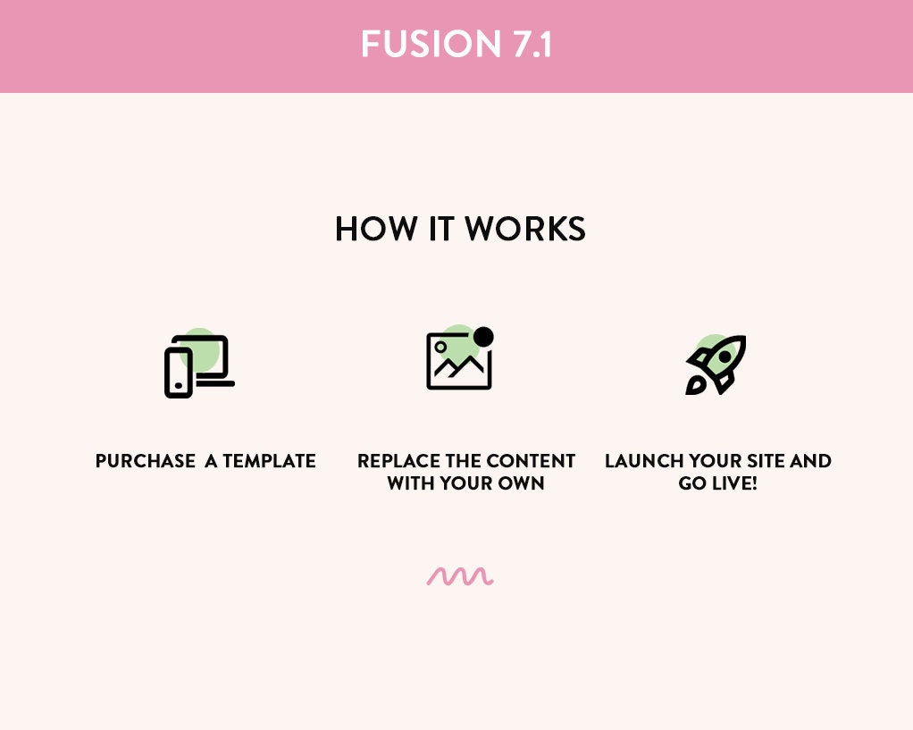 SQUARESPACE 7.1 WEBSITE TEMPLATE Design: Fusion Template Customizable ...