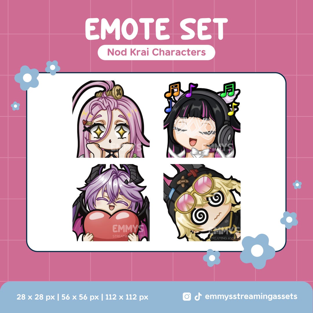 Nod Krai Character Emote Set for Twitch, Discord, Youtube and Tiktok ...