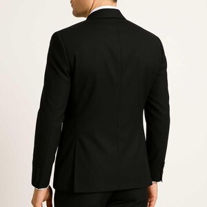 2-piece TR Suit Black – Double Breasted - Etsy