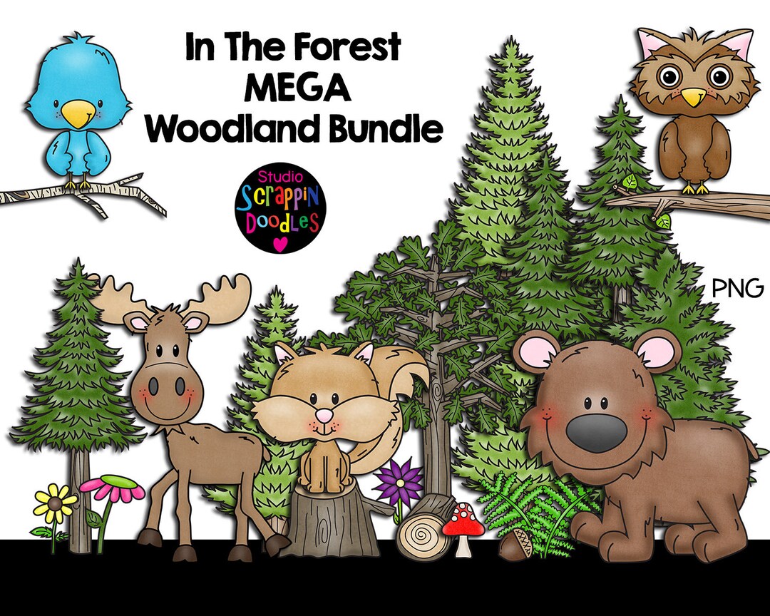 In the Forest MEGA Woodland Bundle - Etsy