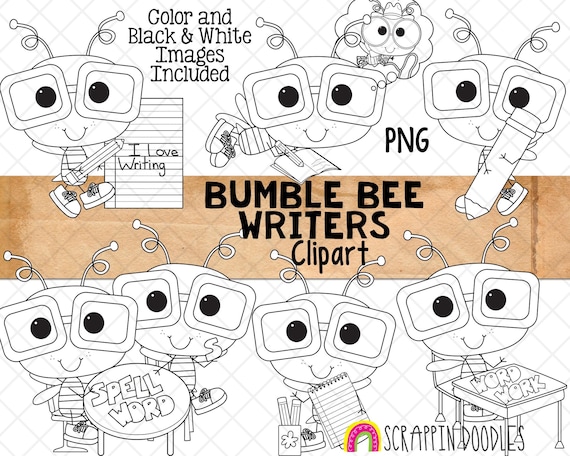 Spelling Bee Clipart Black And White