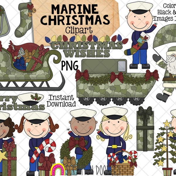 Marine Christmas Cards - Etsy