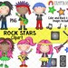Rock Star Clipart - Musician Clipart - Rock Band Clipart - Guitar ...