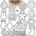 Christmas Cookies Clip Art - Ginger Bread - Sugar Cookie - Icing ...