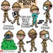 Detective Clip Art - Doodle Boys Detectives - Spy Graphics - Private ...