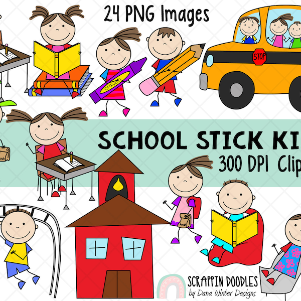 School Clipart - Etsy