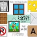 Shapes Clip Art - Real Life Square Shape Clipart - Geometric Shapes ...