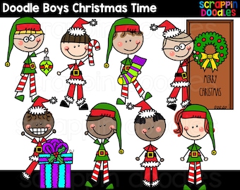 Christmas Concert Kids Clip Art Cute Commercial Use | Etsy