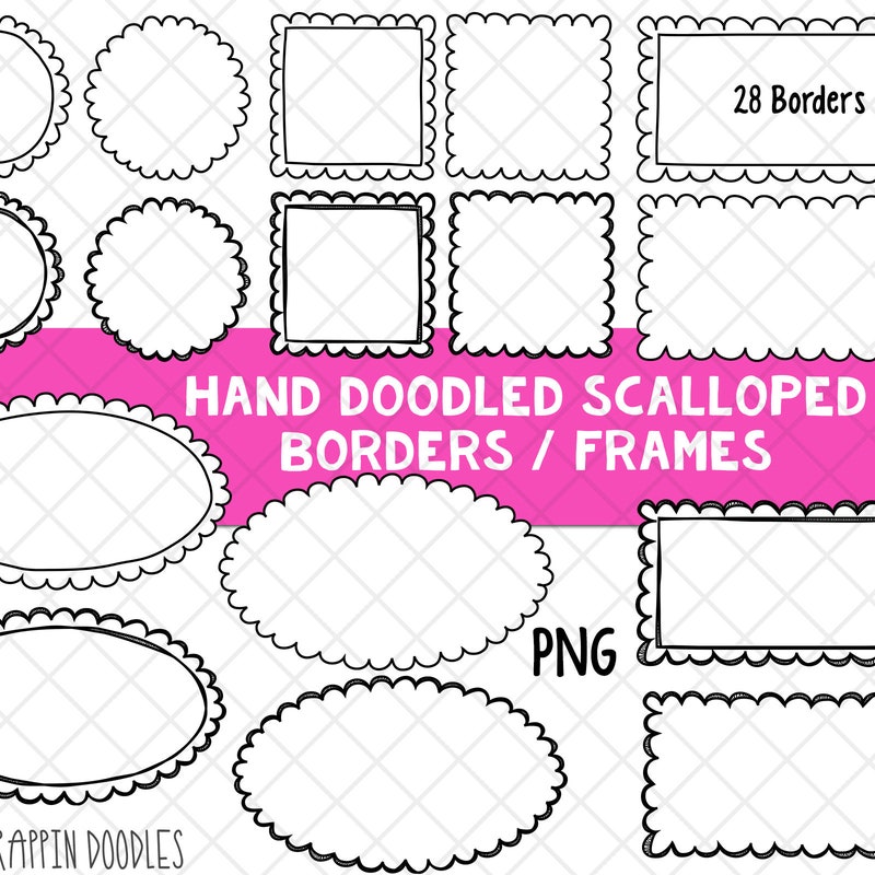 Scallop Border - Etsy