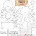 Create a Turkey Clipart - Turkey Clipart - Turkey Pieces - Pin the ...