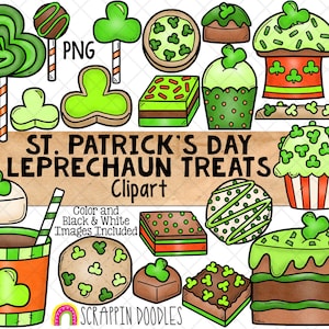 St. Patrick's Day Clipart - Leprechaun Treats - St Patricks Day Party ...