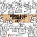 Bumblebee Clipart - Bumble Bee Numbers - Garden Insects - Bee Number 0 ...