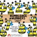Bumblebee Clipart - Bumble Bee Numbers - Garden Insects - Bee Number 0 ...