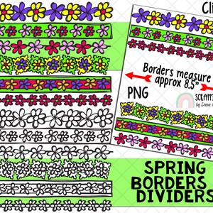 Spring Clipart - Spring BUNDLE - Garden Clipart - Spring Flowers - Hand ...