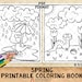 Spring Coloring Book Kids Printable PDF Coloring Pages Print on Home ...