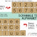 Scrabble Tile Clipart Wooden Tile Alphabet Clipart PNG Printable ...
