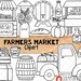 Farmers Market Clip Art Fall Farm Truck Autumn Harvest Vegetables ...