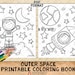 Outer Space Coloring Book Astronaut Coloring Pages Printable PDF ...