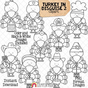 Turkey in Disguise Clipart 2 - Turkeys in Disguises Graphics ...
