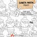Santa Claus Math Signs Clipart Christmas Candy (Download Now) - Etsy