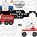 Fire Police and Medic Clipart - Fire Fighter Clipart - RCMP Clipart ...