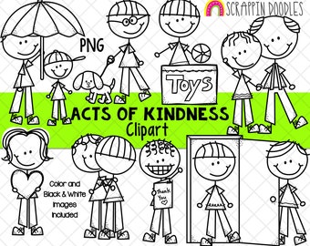Kindness Clipart Black And White