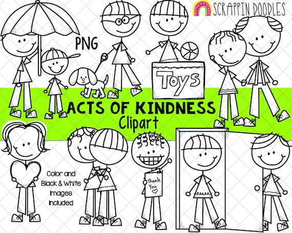 Kindness Clipart Black And White