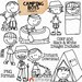 Camping Clipart - Doodle Boys Camping - Backpacking - Hiking - Campfire ...