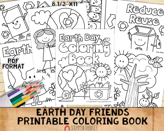 Earth Day Poster Coloring Pages