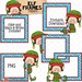 Elf Frames Clip Art - Christmas Elves Posing - Standing - Sitting ...