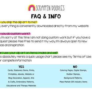 Daily Routine Clipart - Doodle Girls Clip Art - Kids - Chores ...