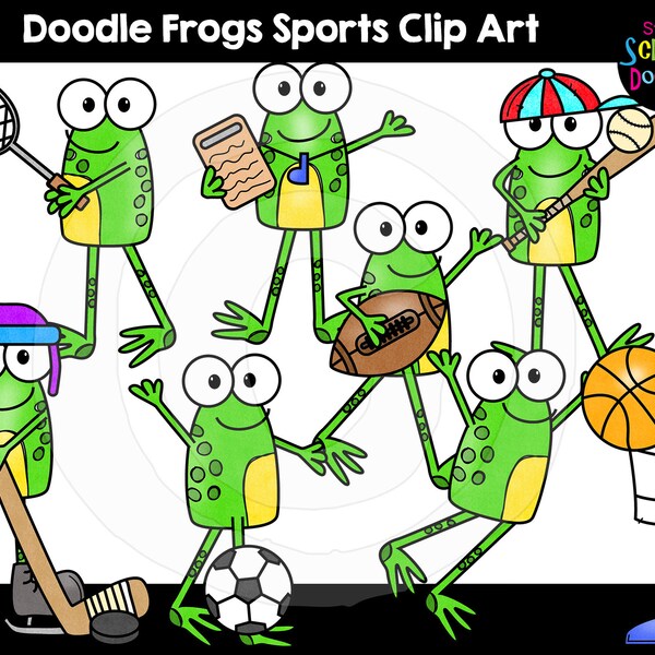 Sports Clip Art - Etsy