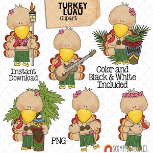 Turkey Clipart Turkeys Luau Clip Art Cute Traveling Turkeys Graphics ...