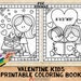 Valentine Kids Coloring Book - Valentine's Day Coloring Pages ...