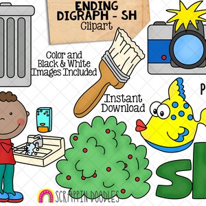 Beginning & Ending Digraph Clip Art Bundle Commercial Use - Etsy