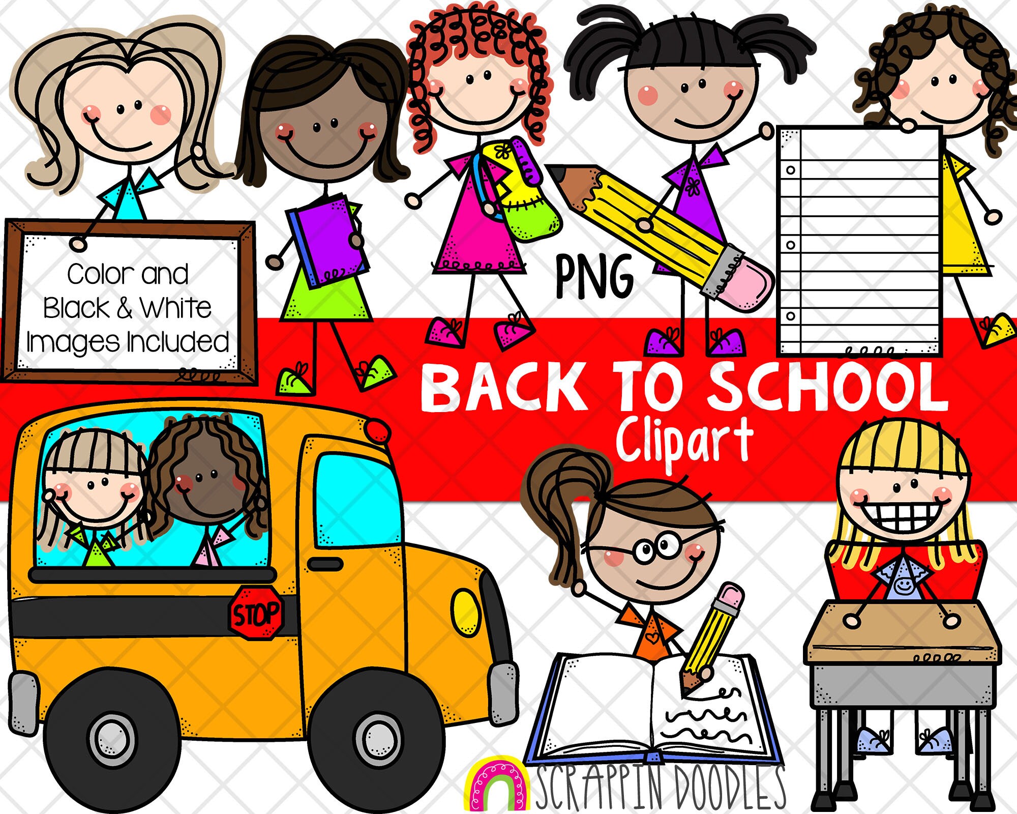 Middle School Girl Clipart