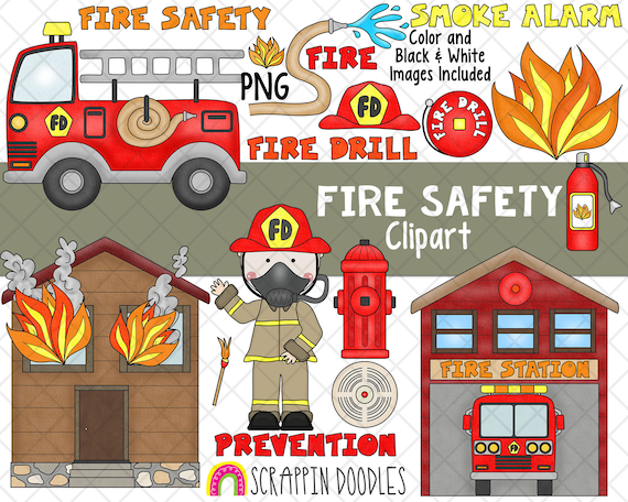 Fire Safety Clipart For Kids