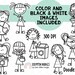 Earth Day Clipart Doodle Earth Day Girls Instant Download Environmental ...