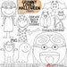 Old Lady Swallowed a Bat Clip Art - Granny Loves Halloween Graphics ...