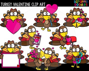 Dragon Valentine Clip Art Cute Commercial Use | Etsy