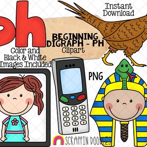 Beginning & Ending Digraph Clip Art Bundle Commercial Use - Etsy