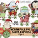 North Pole Pals Clipart BUNDLE Christmas Clipart Bundle Reindeer Santa ...