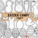 Easter Candy Clipart - Decorated Eggs - Sprinkle Cookies - Chocolate ...
