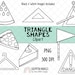 Shapes Clip Art - Real Life Triangle Shapes Clipart - Geometric Shapes ...
