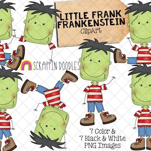 Frankenstein Clip Art - Halloween Graphics - Commercial Use PNG Images ...