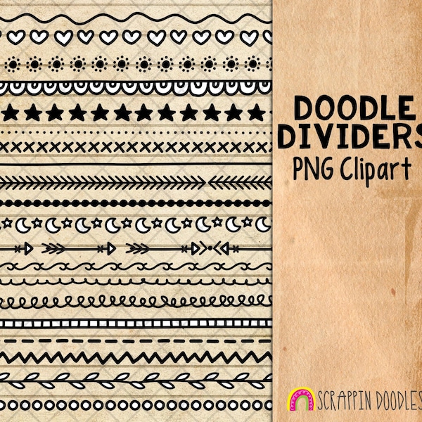 Doodle Dividers - Etsy