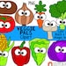 Vegetable Clipart Garden Vegetables Mushroom Clipart Lettuce Red Pepper ...