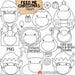 Feed Me Christmas Clipart - Feeding Open Mouth - Santa - Elf ...
